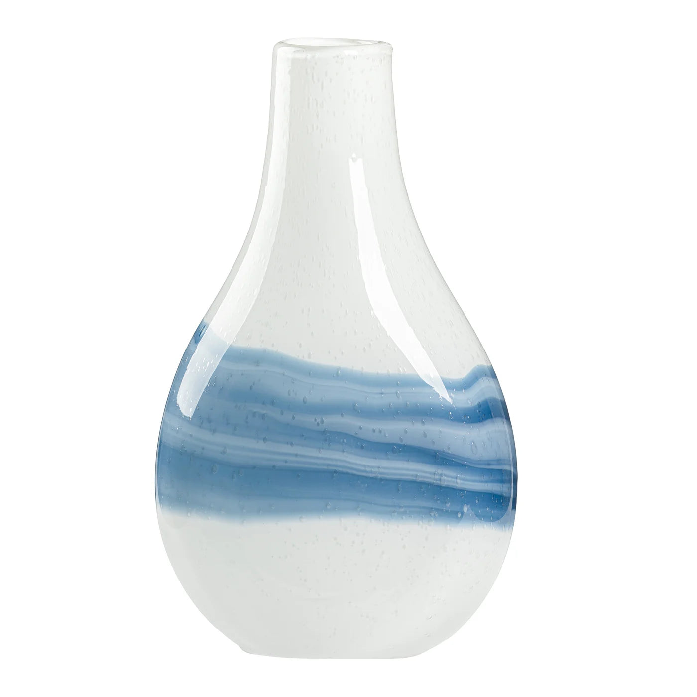Andrea Swirl Glass Bulb Vase Wildflower And Twigs