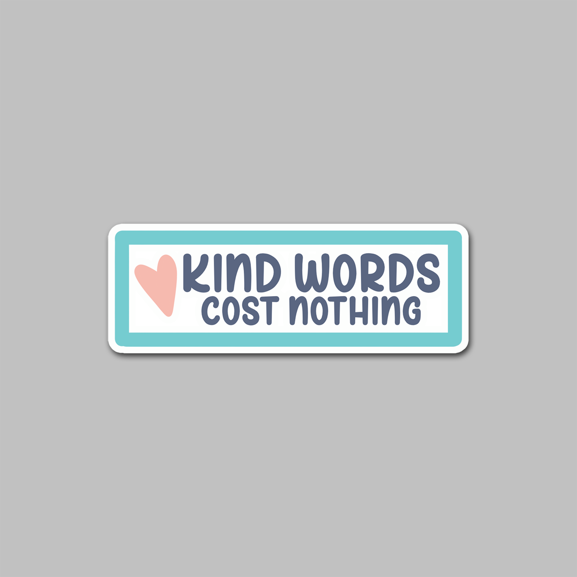 STICKER - KIND WORDS – Wildflower and Twigs